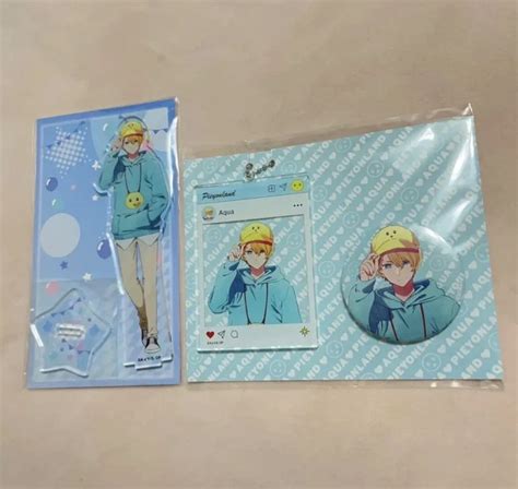 Oshi No Ko Exhibition Aqua Hoshino Acrylic Stand Key Ring Badge Pieyon Set Picclick Uk