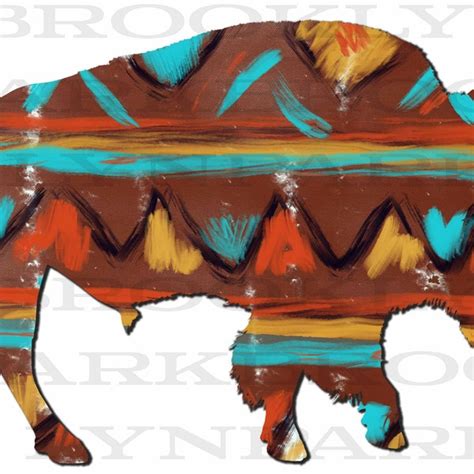 Aztec Flannel Fabric Etsy