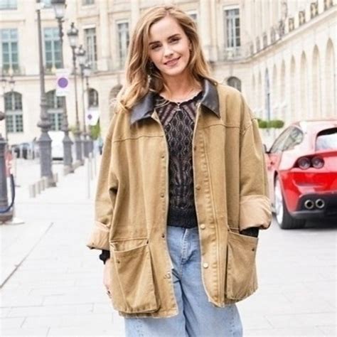 Paris Street Fashion Emma Watson Jacket