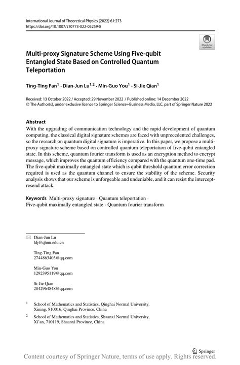 multi proxy signature scheme using five qubit entangled state based on