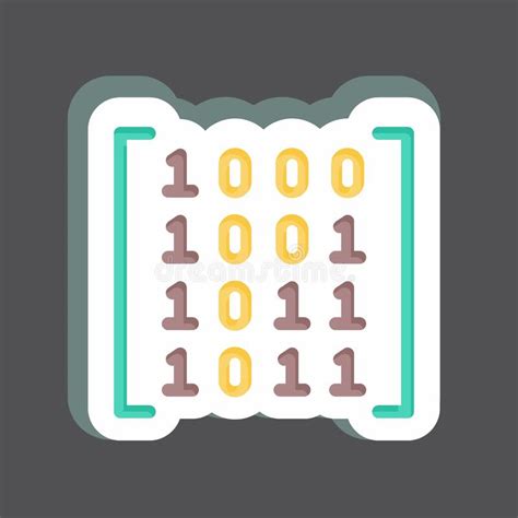 Sticker Data Patterns Related To Machine Learning Symbol Simple