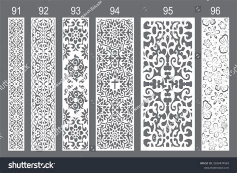 Jali Design Laser Cutting Cnc Machine Stock Vector Royalty Free