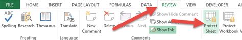 protect cells with different passwords to allow levels of authority