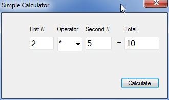Simple Calculator SourceCodester