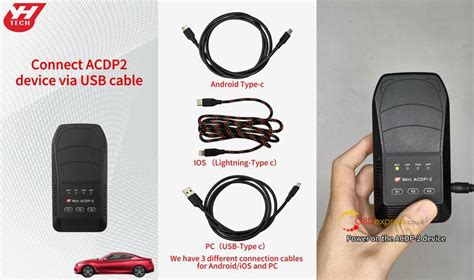 Ways To Connect Yanhua Mini ACDP Via USB Cable