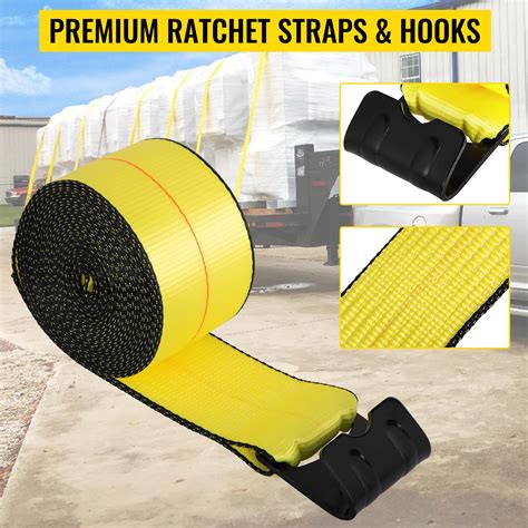 Vevor Flatbed Straps 4 Inch Straps For Flatbed Trucks 10 Packs Semi