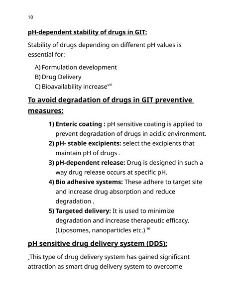 Effect Of Ph On Stability Of Drugs Importance Of Ph On Stability Of