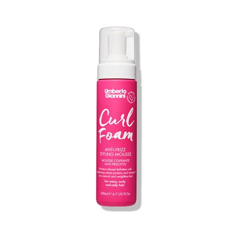 Curl Foam Hair Mousse For Curly Hair Volumising Styling Mousse For Curly Wavy Coily Hair
