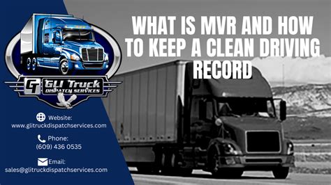 What Is Mvr And How To Keep A Clean Driving Record