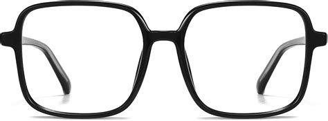 Keanu Black Square Frame Eyeglasses Anrri
