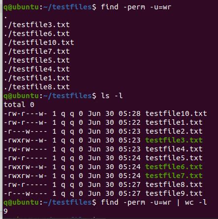 Linux Find Perm Finds File Or Something Else That Dosent Exist Stack Overflow