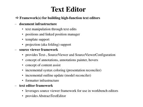 Ppt Introduction To Eclipse Plugin Development Powerpoint