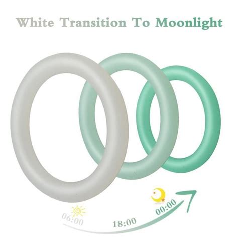 Fluorescence Blanche Anneaux De Pénis En Silicone Souple Pour Hommes Adultes 18 Sex Shop