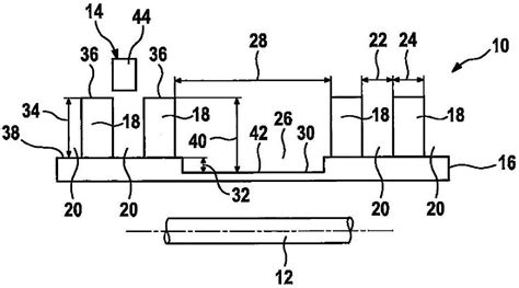 sensor device for determining at least one rotation property of