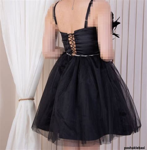 مدل لباس مجلسی دکلته بلند دخترانه