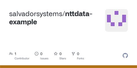 GitHub Salvadorsystems Nttdata Example