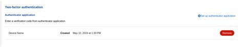 Setting up Two-Factor Authentication (2FA) – Documentation