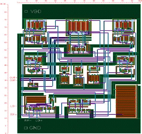 Layout Of The Fully Differential Current Source Download Scientific