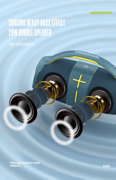 Беспроводная колонка HOPESTAR h60 - купить по доступным ценам в ...