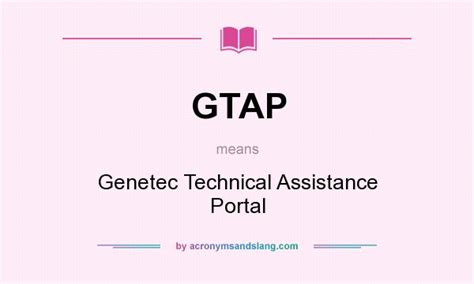 Gtap Genetec Technical Assistance Portal In Undefined By