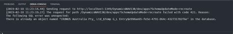 There Is Already An Object Named In The Database Nav 365