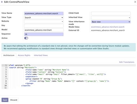 Odoo How To Fix Search View Working Where Given Field Able To Searchable Stack Overflow