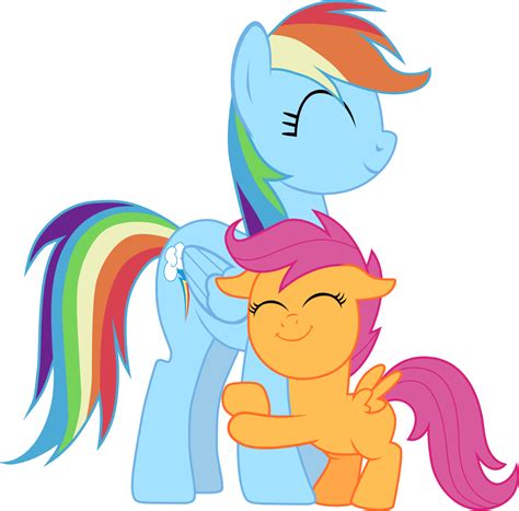 Scootaloo Rainbow Dash Clop