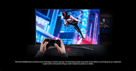 Asus Rog Strix Xg Qr K Uhd Gaming Monitor Hz Refresh Rate Amd Freesync Premium Pro