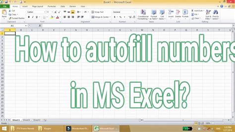 How To Auto Fill Numbers In Excel Sheet Printable Timeline Templates