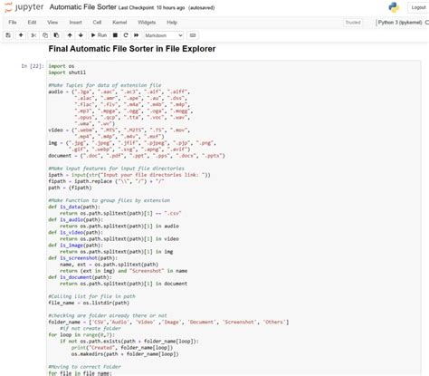 Fathin Afif On Linkedin Python Fileorganization Automation Productivity Coding Developer