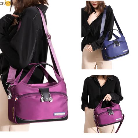 여성용 나일론 옥스포드 방수 지갑 여성용 숄더 크로스 백 여성용 크로스 바디 핸드백 어머니의 메신저 팩 트렌드 숄더 백 AliExpress