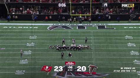 Atlanta Falcons Kicker Younghoe Koos Missed 44 Yard Fg Secures Tampa