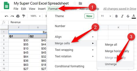 How To Merge Cells In Google Sheets
