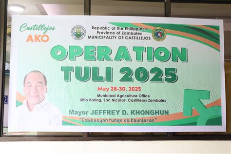 Operation Tuli 2025 Municipality Of Castillejos