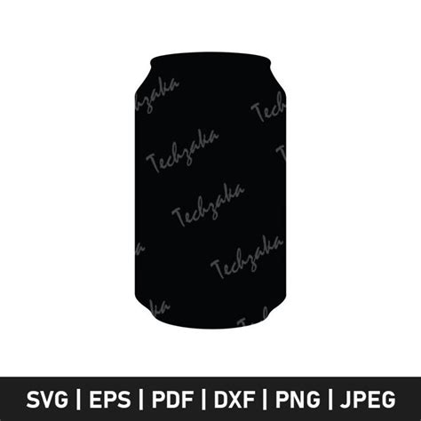 Soda Can Svg File Soda Can Silhouette Pop Can Clipart Soda Can