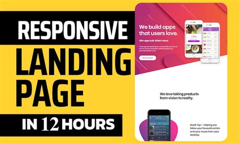 design responsive landing page and wordpress website with elementor pro
