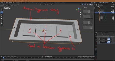 Boolean Differance Operations Modeling Blender Artists Community