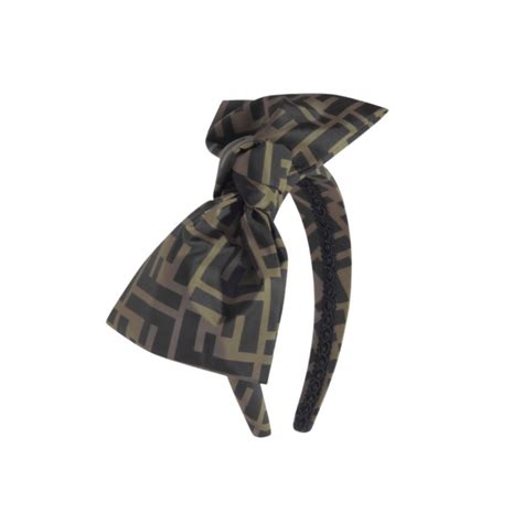 펜디 Ff로고 리본 헤어밴드 Free Theo