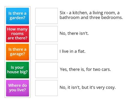 Match The Question With The Correct Answer Match Up