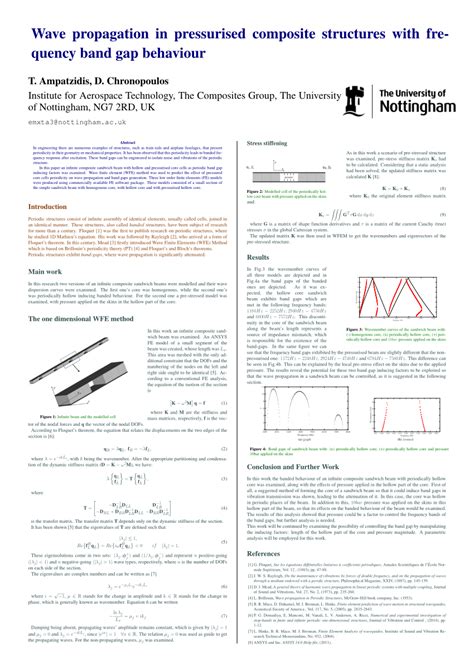 Pdf Wave Propagation In Pressurised Composite Structures With