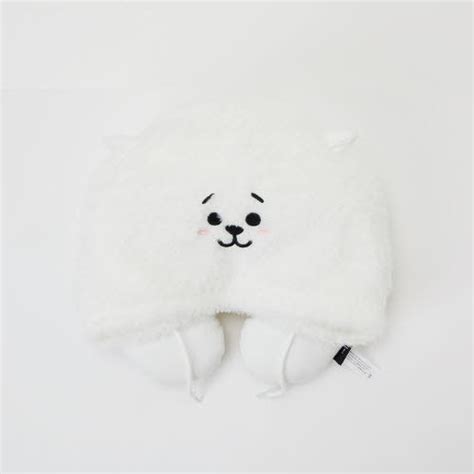 [bt21] Rj Hoodie Neck Cushion Wh Interasia