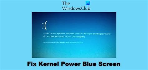 Fix Kernel Power Blue Screen Error On Windows
