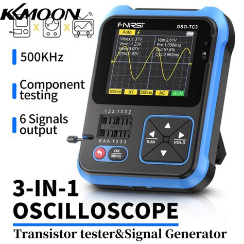 Kkmoon 3in1 Digital Oscilloscope Transistor Tester Function Signal Generator Meter Handheld