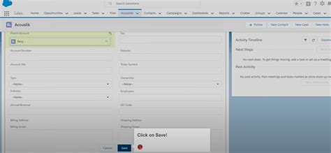 How To Create A Parent Account In Salesforce Step By Step Guide Inovi
