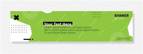 배너 디자인 템플릿 프리미엄 벡터