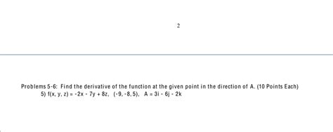 solved problems 5 6 find the derivative of the function at