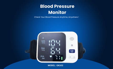 Mdss Rechargeable Digital Arm Blood Pressure Monitor With Voice Alerts
