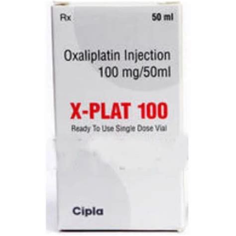 Xplat Oxaliplatin 100mg Ingection 100 Mg 50 Ml At ₹ 4302vial In Nagpur
