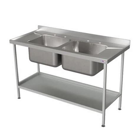 stainless steel sink table at rs 6500 ram pura olony yamuna nagar