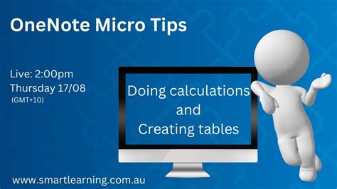 Onenote 2 Quick Tips Calculation And Tables Youtube